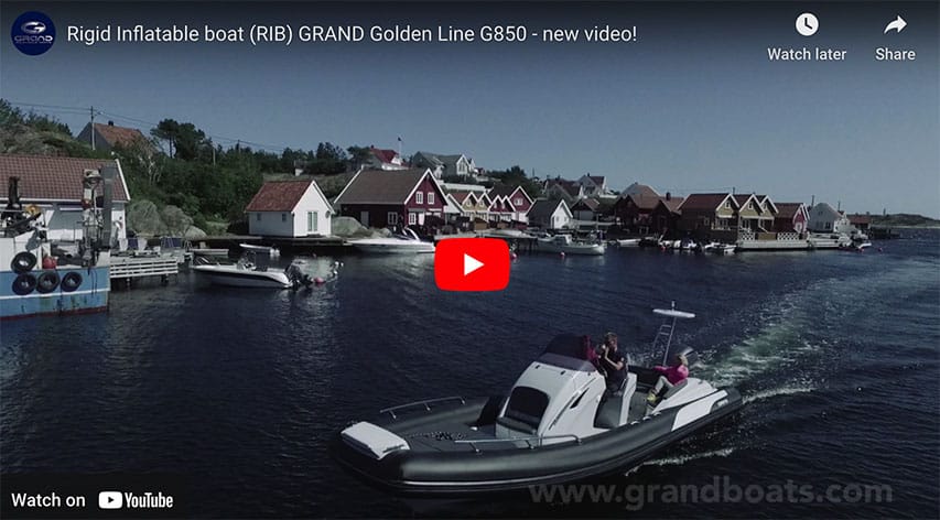RIB Grand Golden Line G850 Yamaha 300 Driven - RIBs ONLY