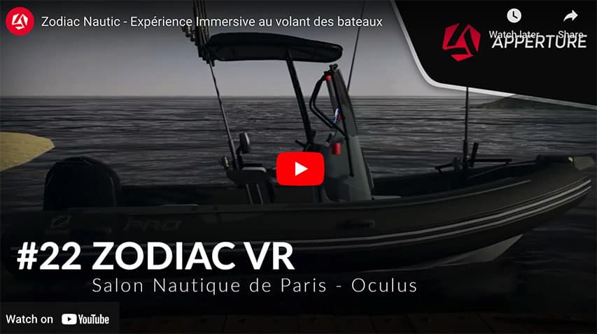 Virtual Reality Boat Immersion - RIB Zodiac Nautic