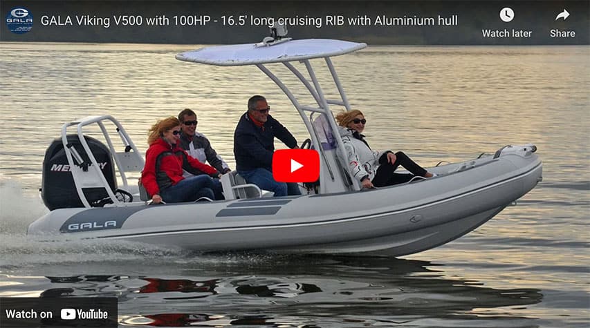 GALA Viking V500 RIB With 100 Hp - Aluminium Hull