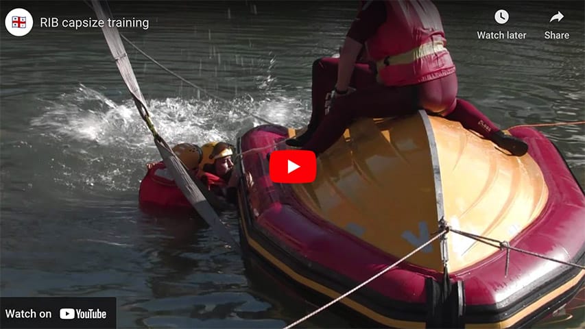 RIB Capsize Training NSRI