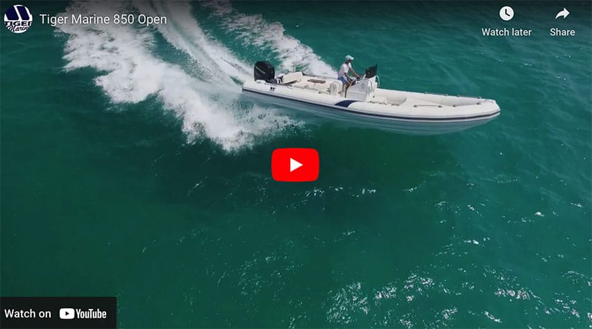 RIB Tiger Marine 850 Open - Explore The Powerful Tiger RIB