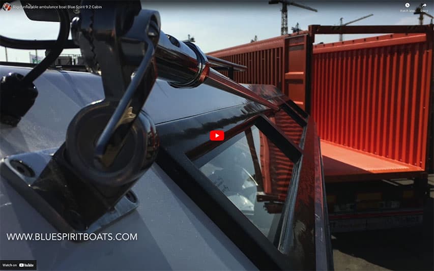 RIB Ambulance Blue Spirit 9.2 Cabin