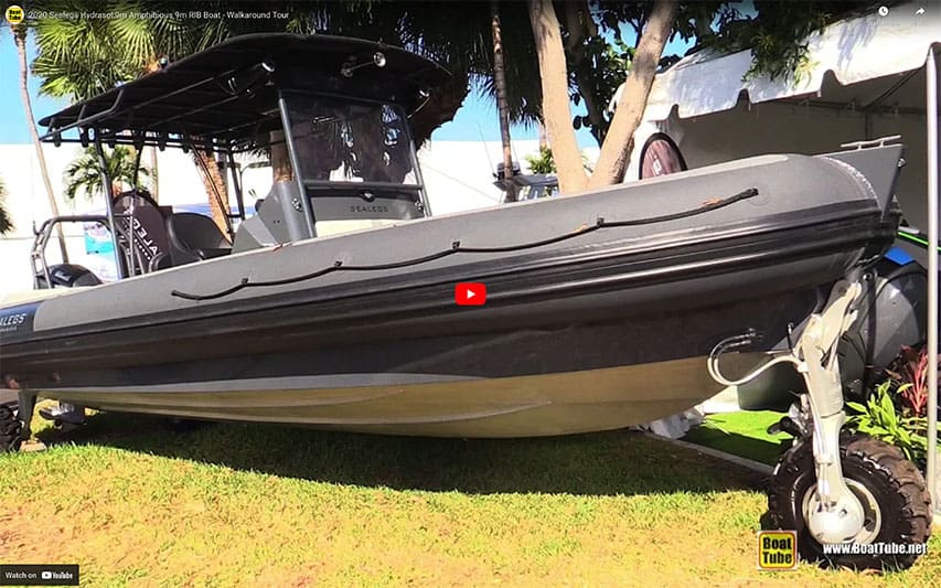 Sealegs Hydrasol Amphibious 9 M RIB Walkaround - RIBs ONLY