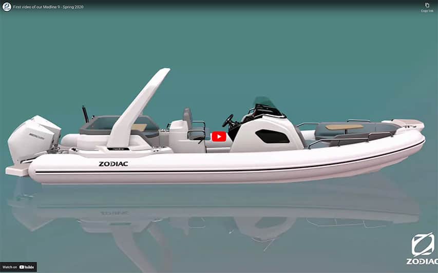 First Video Of RIB Zodiac Medline 9 - Spring 2020 - RIBs ONLY