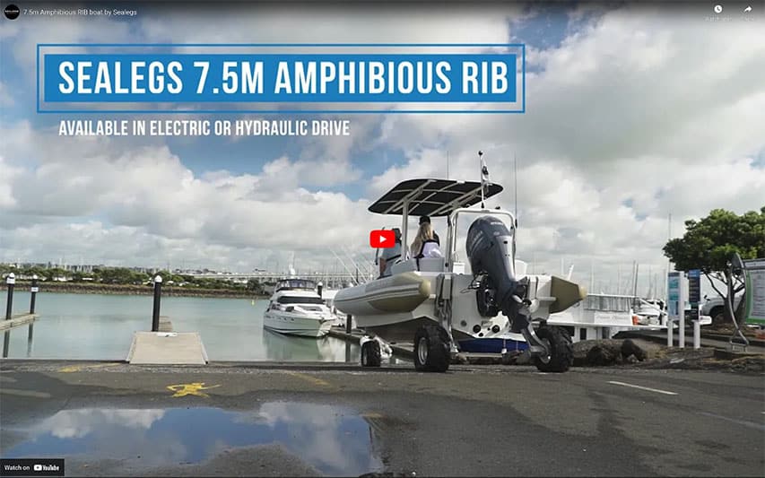 Sealegs 7.5 M Amphibious RIB - RIBs ONLY
