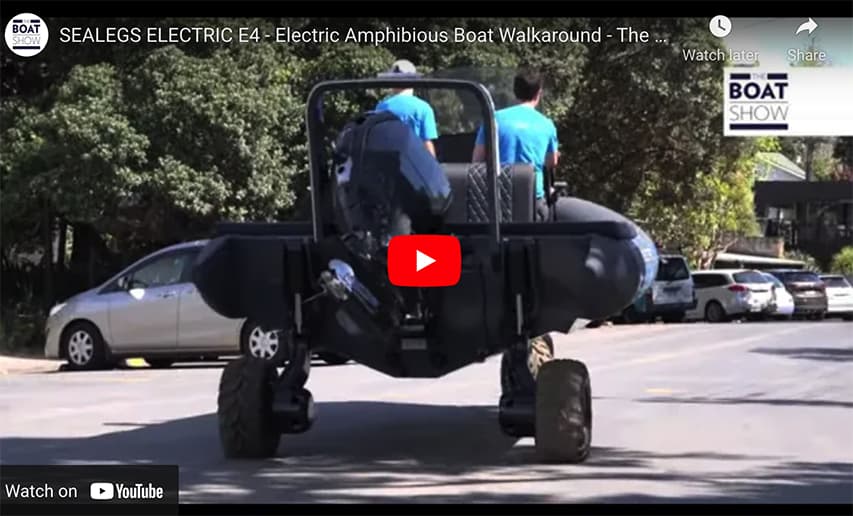 Sealegs Electric E4 - Electric Amphibious RIB Walkaround - RIBs ONLY ...