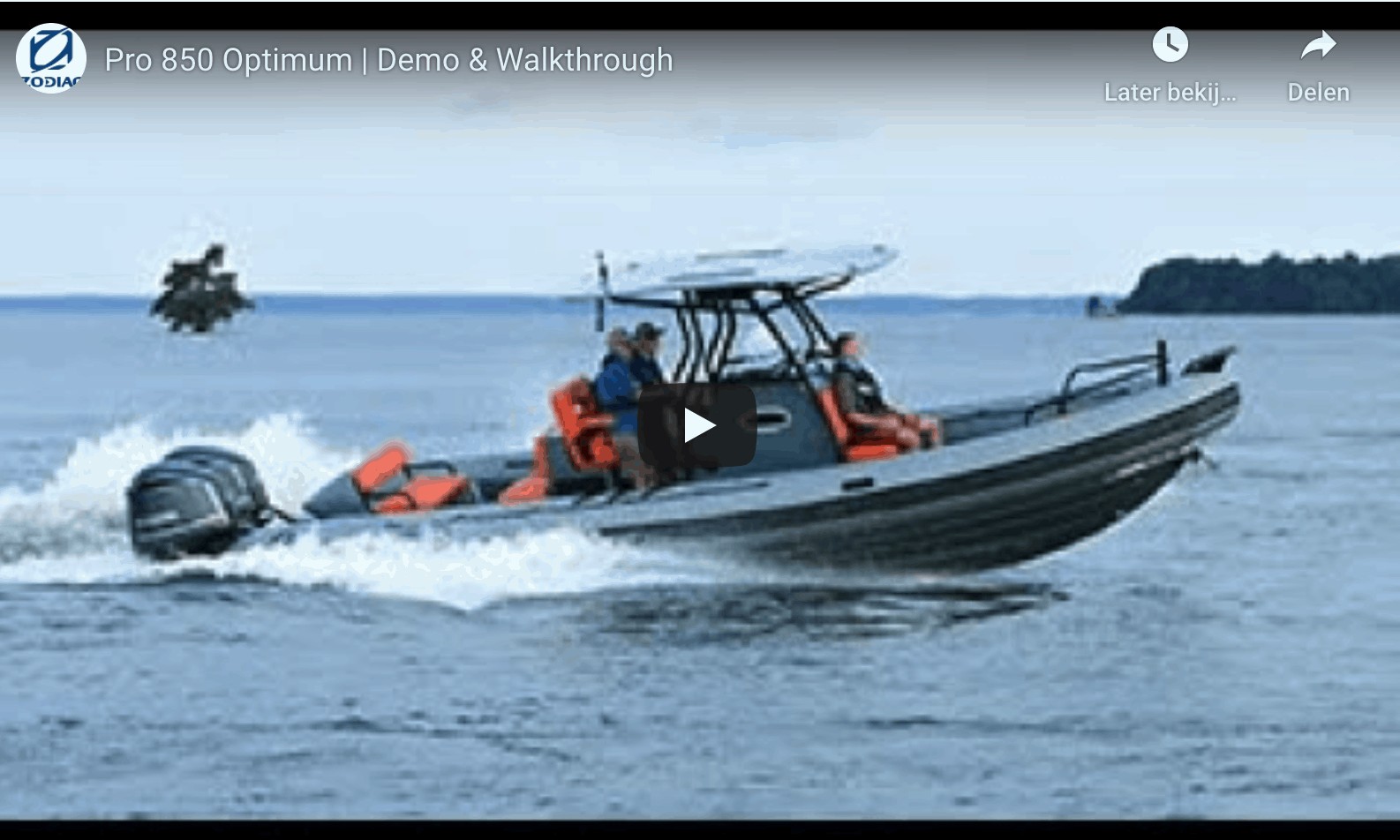 RIB Zodiac Pro 850 Optimum - RIBs ONLY