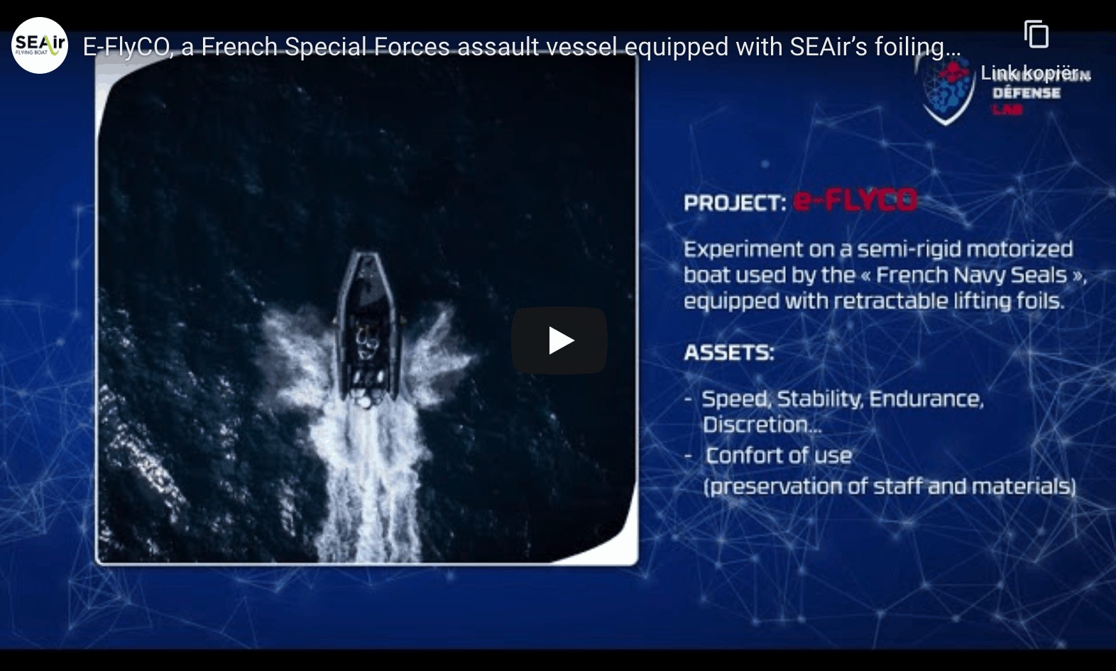 E-FlyCO - French Special Forces Assault RIB With SEAir’s Foiling ...