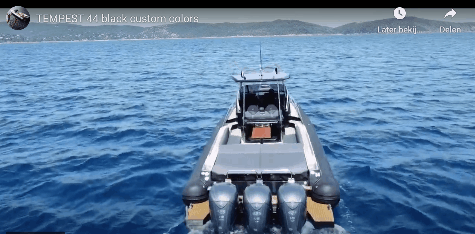 Capelli RIB Tempest 44 Black Custom Colors