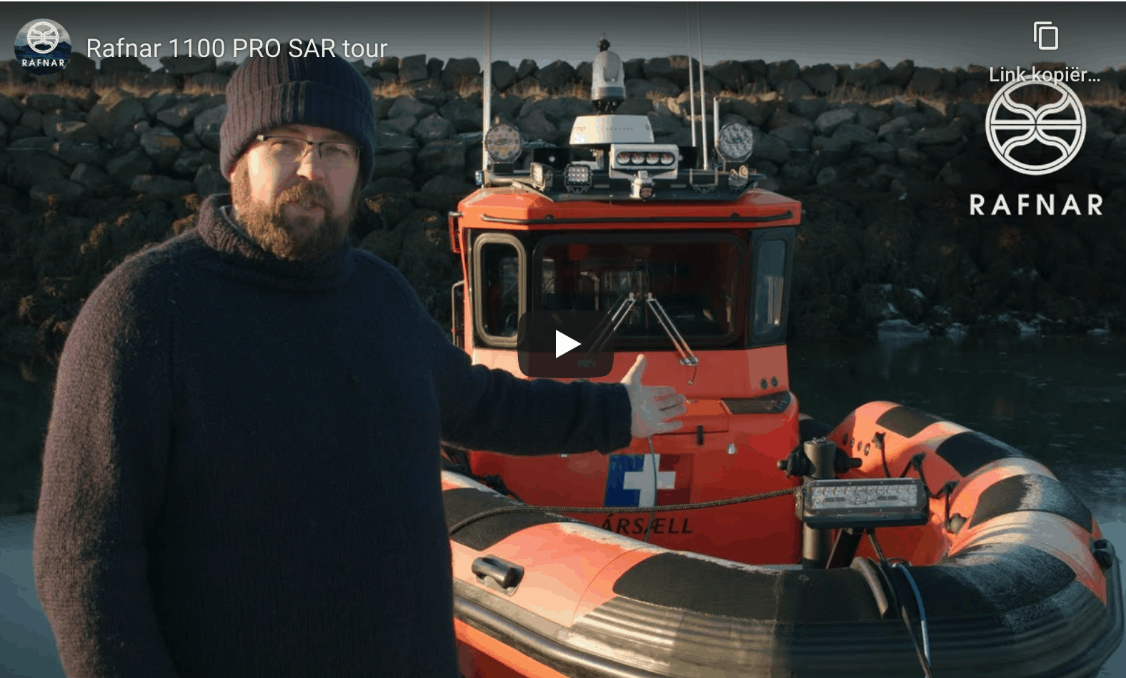 Rafnar 1100 PRO SAR Rigid Inflatable Boat Tour - RIBs ONLY