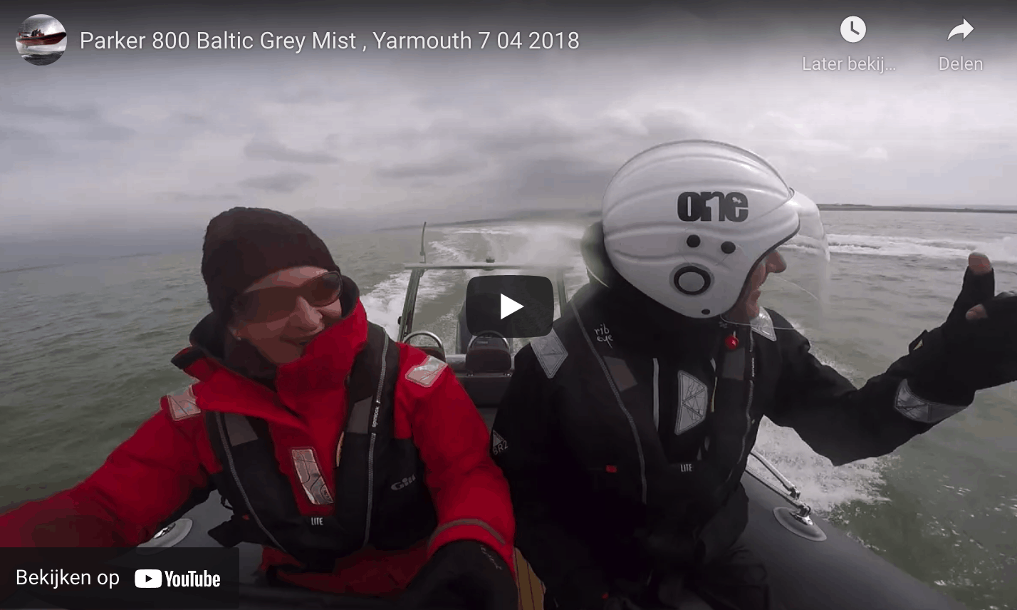 Parker 800 Baltic RIB Grey Mist At Yarmouth - RIBs ONLY