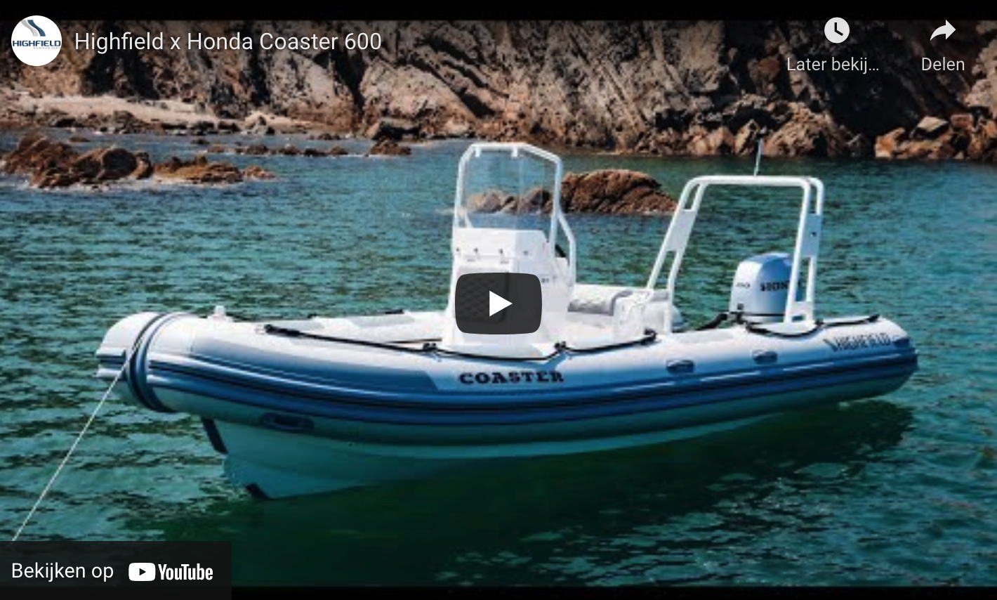 Highfield RIB And Honda Coaster 600 - RIBs ONLY