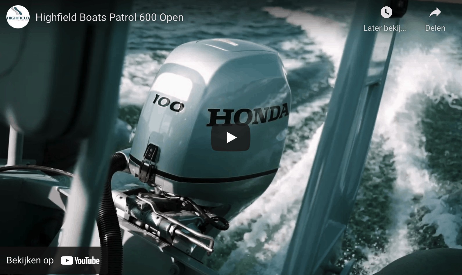 Highfield Boats Patrol 600 Open RIB - RIBs ONLY