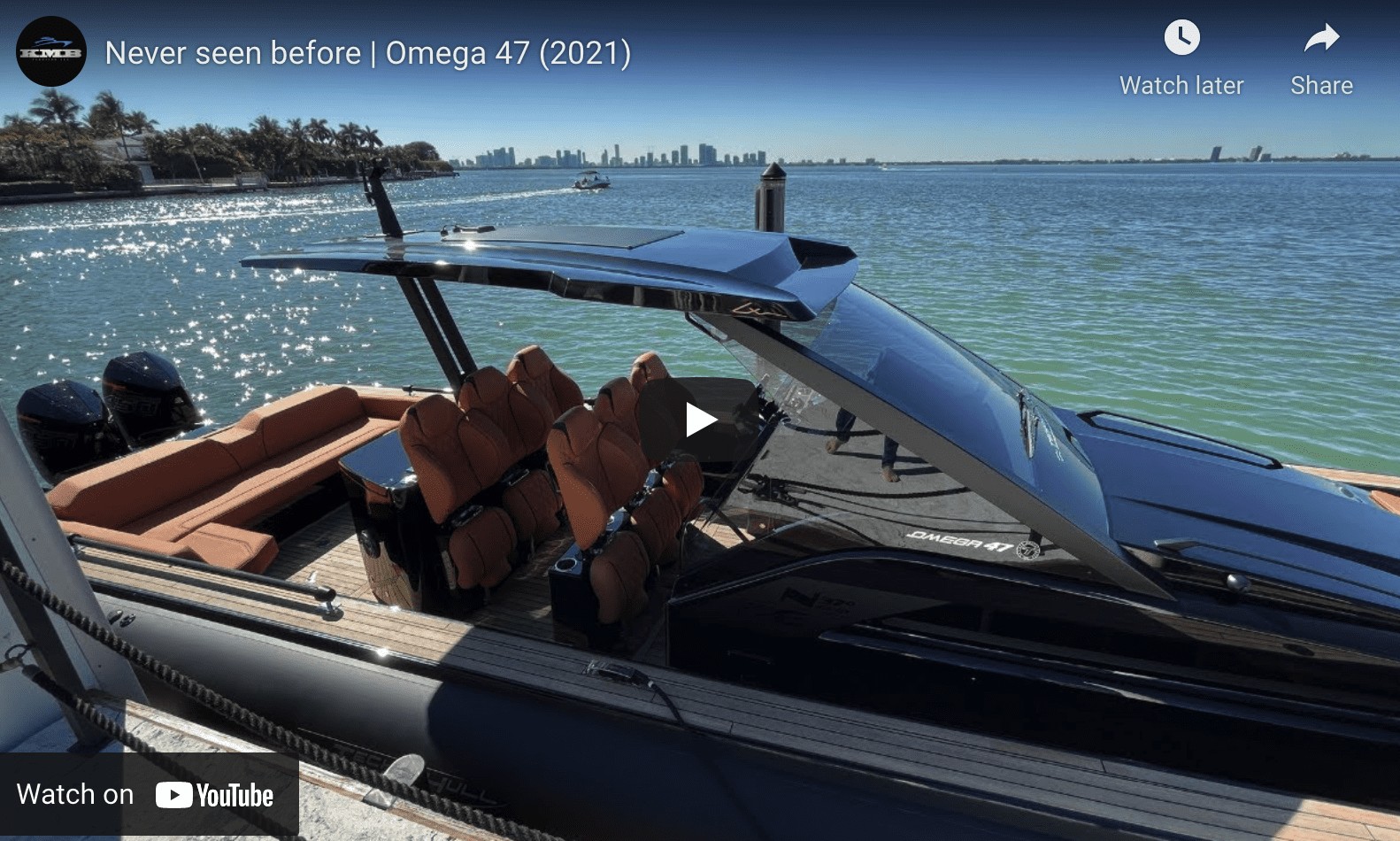 Cruising With A Technohull Omega 47 Triple 450 Mercury RIB - Miami ...