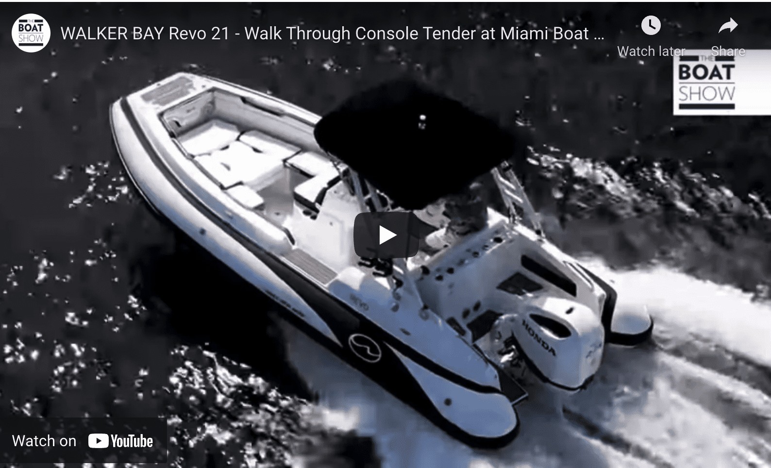 Luxury Walker Bay Revo 21 RIB Walkthrough