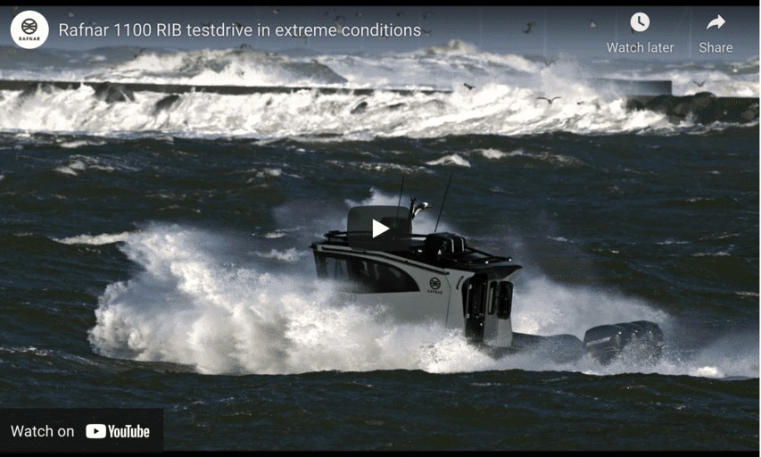 Rafnar 1100 RIB Test Drive In Rough Conditions - RIBs ONLY