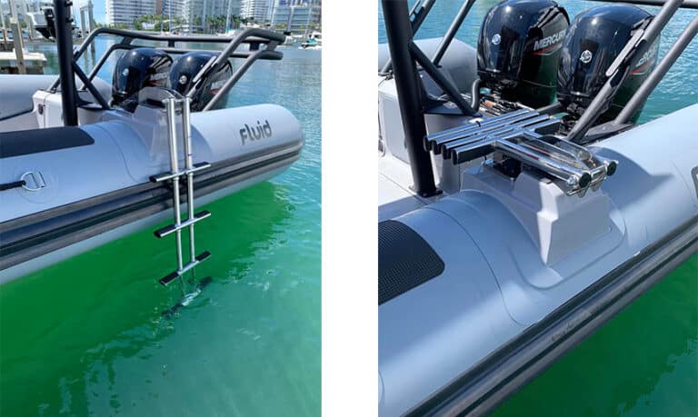 Fluid Watercraft RIB Ladder - RIBs ONLY