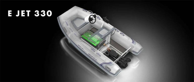 Introducing The ZeroJet Highfield E Jet 330 Electric RIB