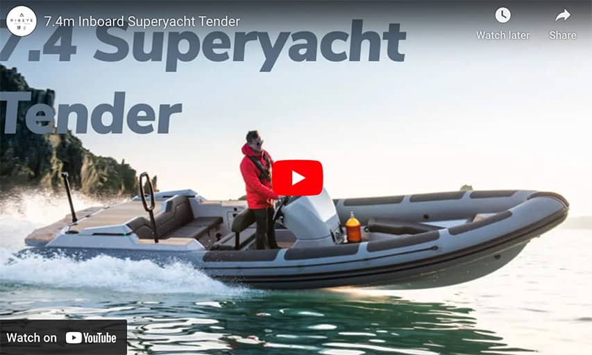 Luxury Fleet Companion: 7.4m Super Yacht Tender