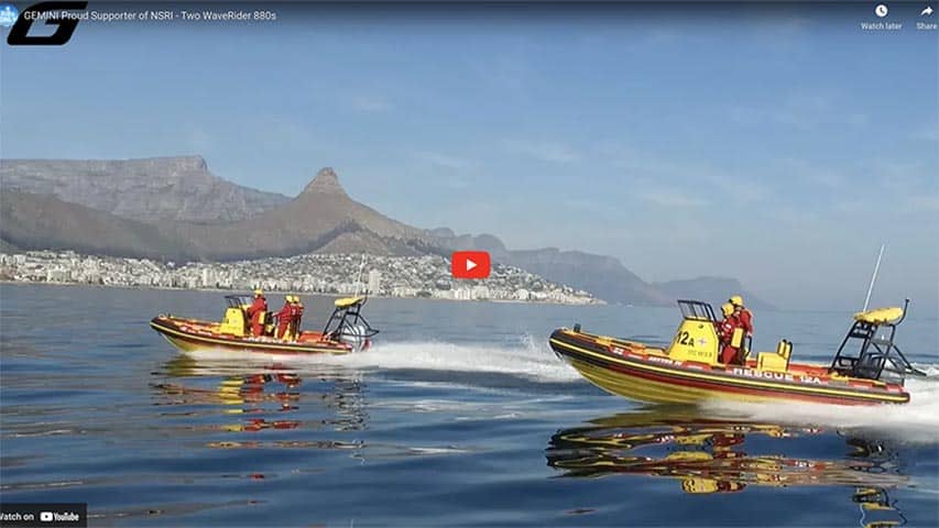 NSRI Gemini Proud Supporter: Two WaveRider 650s