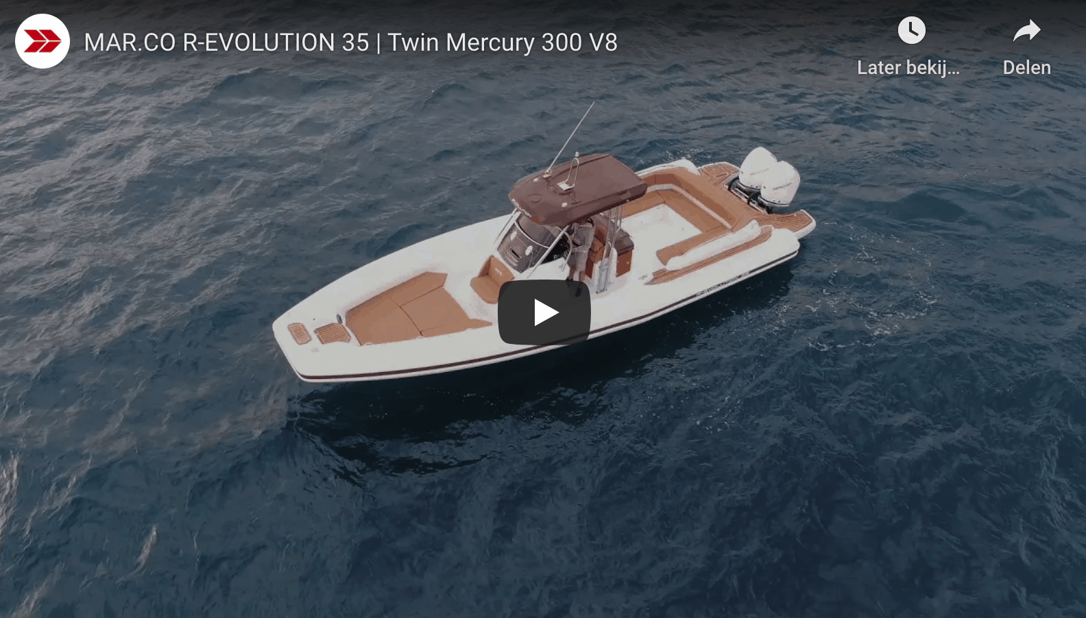 MAR.CO R-Evolution 35 - Twin Mercury 300 V8 Sea Trial