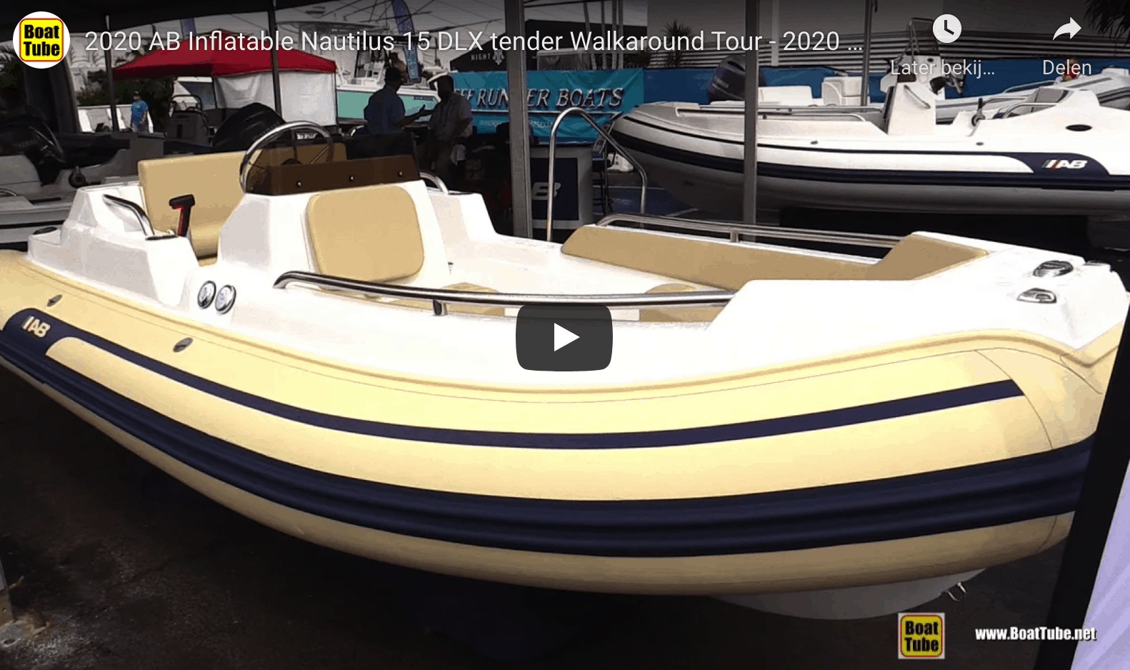 AB Nautilus 15 DLX RIB Tender Walkaround Video
