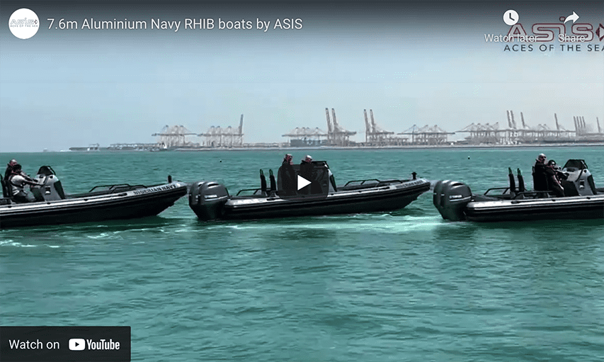 7.6m Aluminium Navy RIB By ASIS For Nigeria