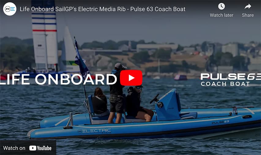 SailGP's Electric Media RIB - Pulse 63