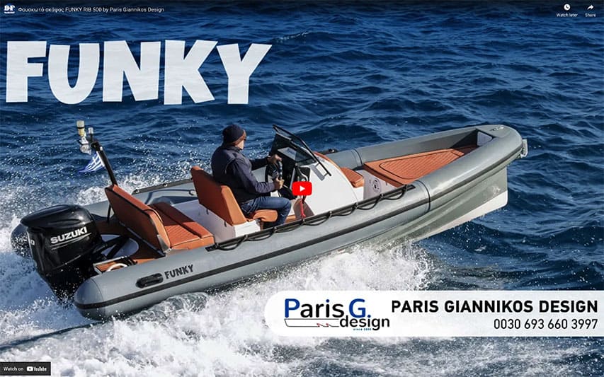 Paris Giannikos Design Reveals Funky RIB 500 Features