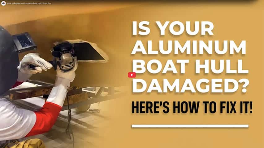 How To Repair An Aluminum Boat Hull By Asis